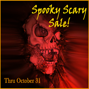 Spooky, Scary Sale Event!